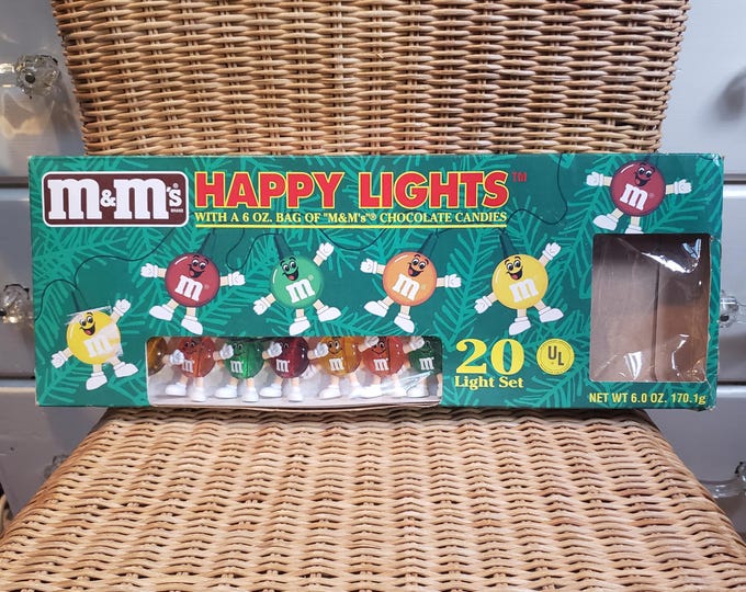 M&m's Happy Lights in Original Box - Etsy
