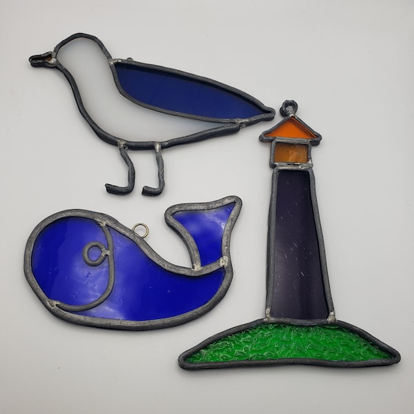 Beach Stained Glass - Etsy