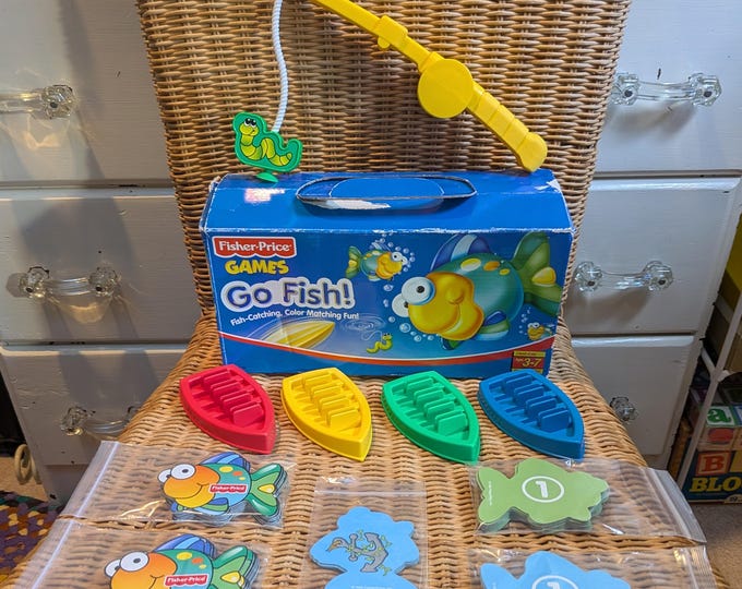 Go Fish Matching Game 2000 Fisher Price - Etsy