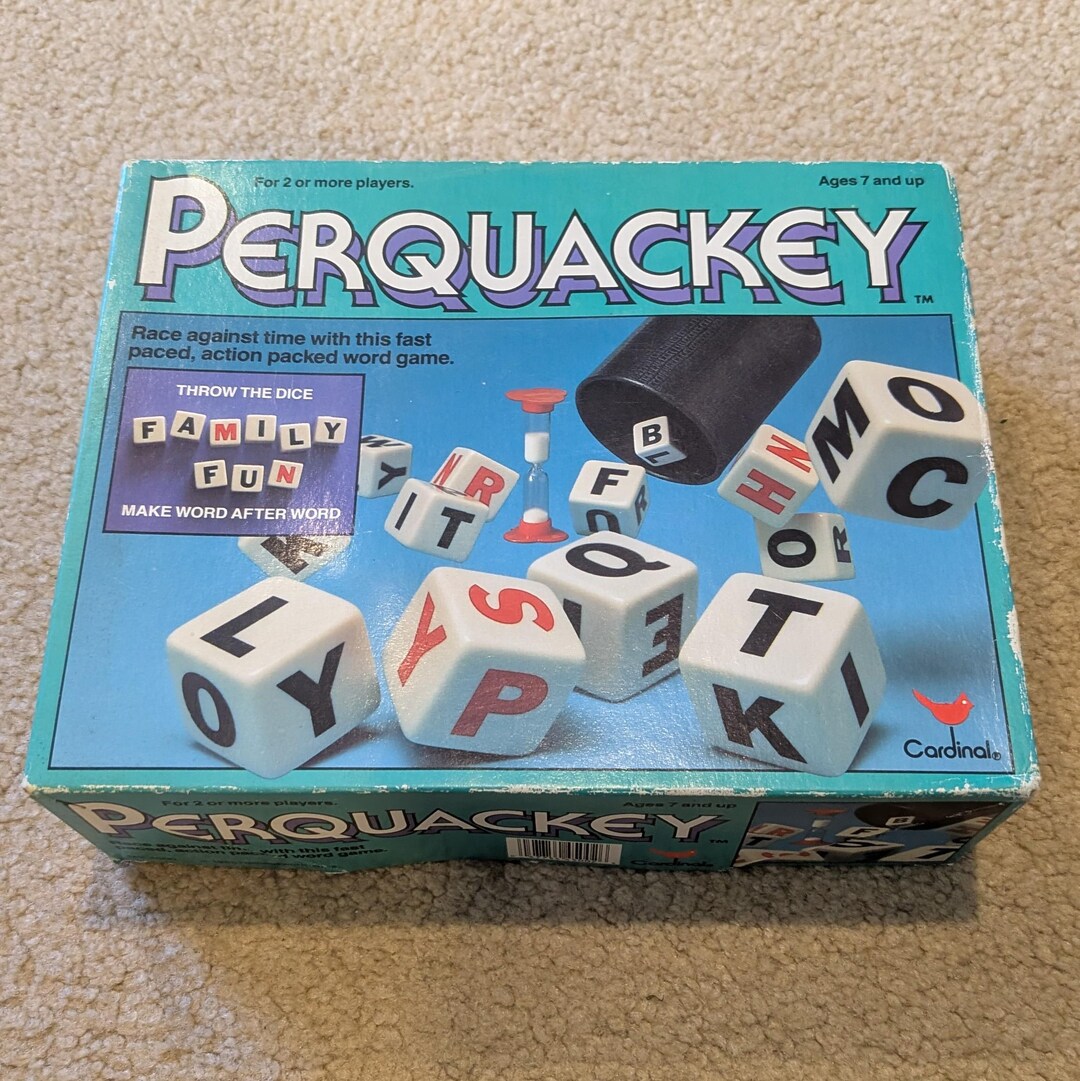 1956 Perquackey Game - Etsy