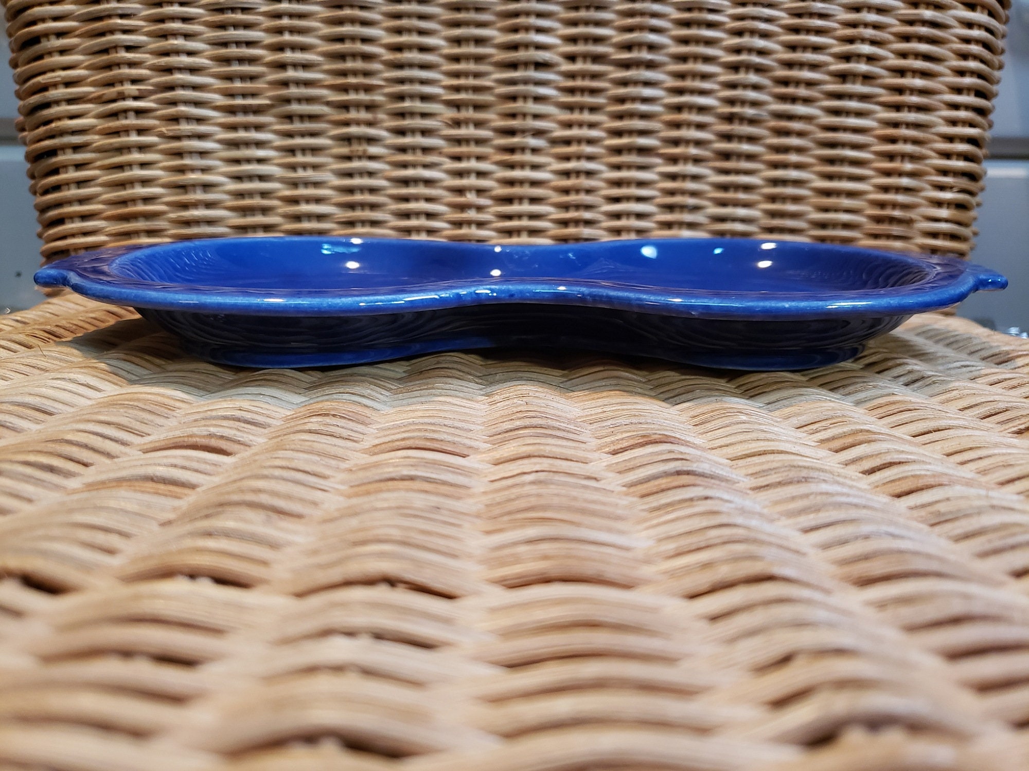 Original Fiesta Cobalt Blue Figure Eight Tray From Promo Set - Etsy