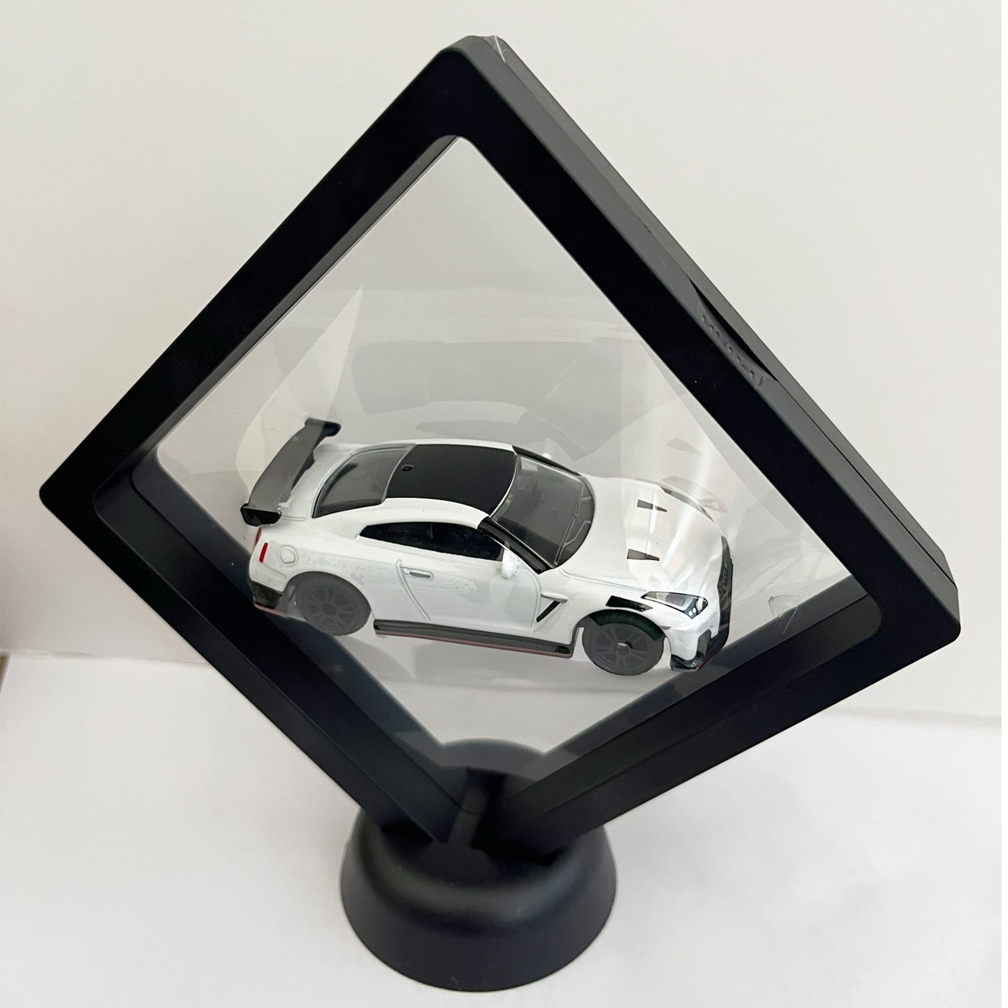 Floating Frame Display Case Stand, Hotwheels Display Case, Floating ...