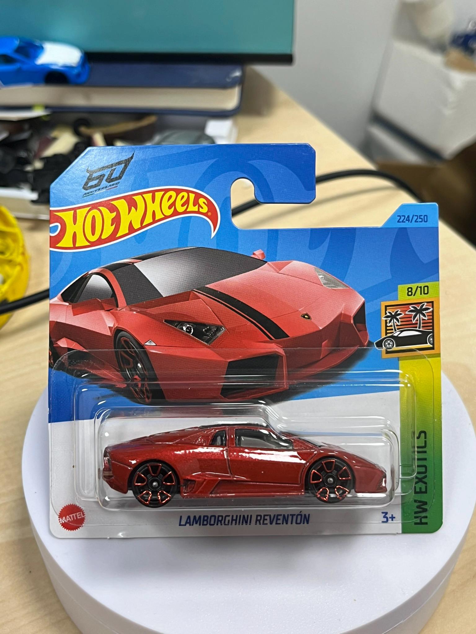Hot Wheels Lamborghini Reventon Red HW Exotics 2023, HKH94 New, 1:64 ...