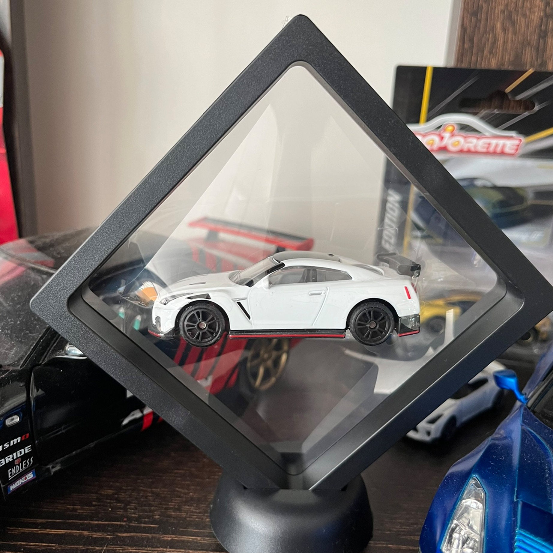 Floating Frame Display Case Stand, Hotwheels Display Case, 3D Clear ...