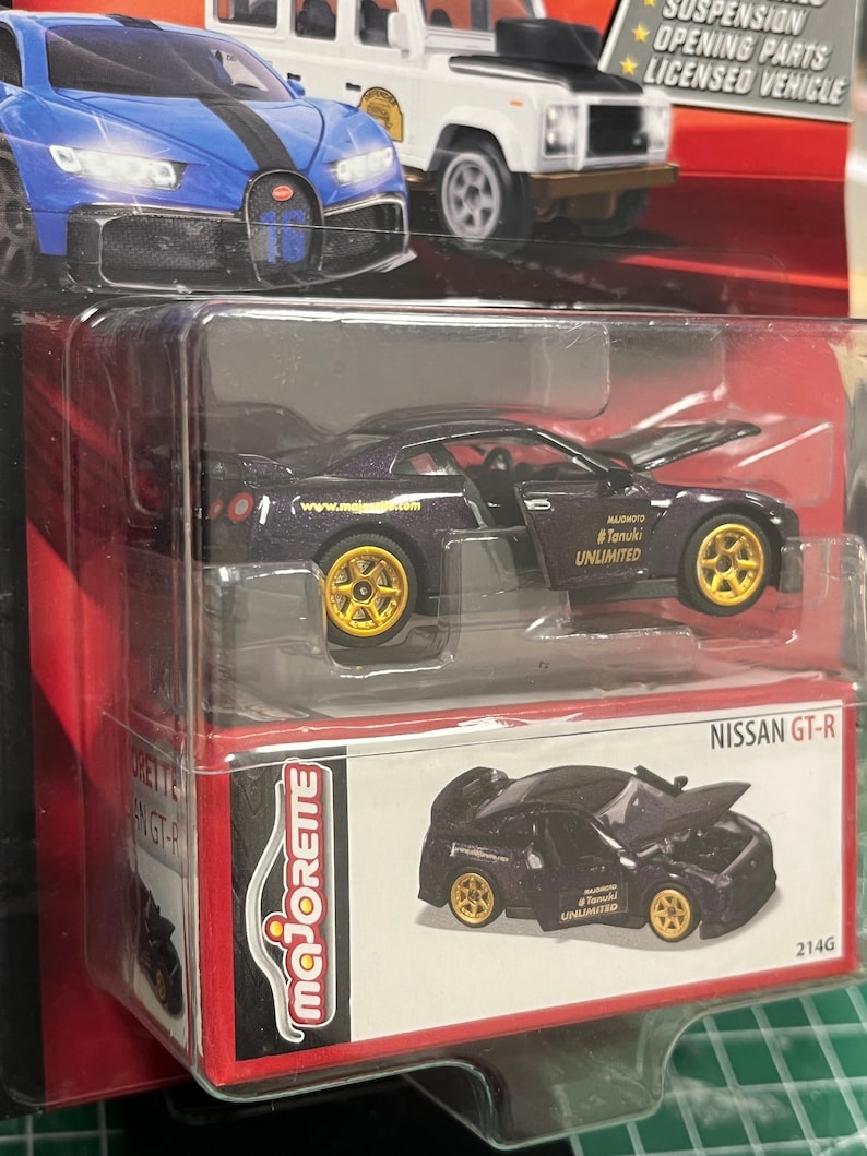 Nissan GTR R35 Majorette Deluxe Cars 1:64 Scale Rare - Etsy
