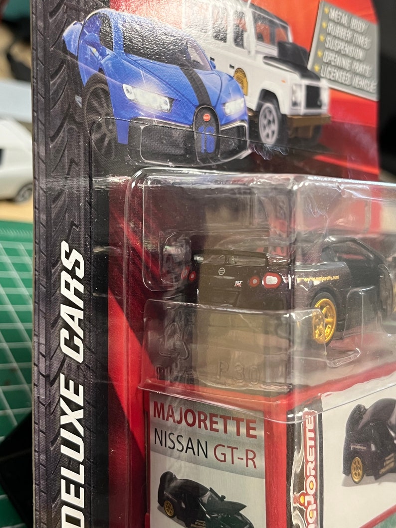 Nissan GTR R35 Majorette Deluxe Cars 1:64 Scale Rare - Etsy
