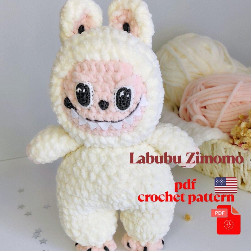 Labubu Plush Keychains - Etsy