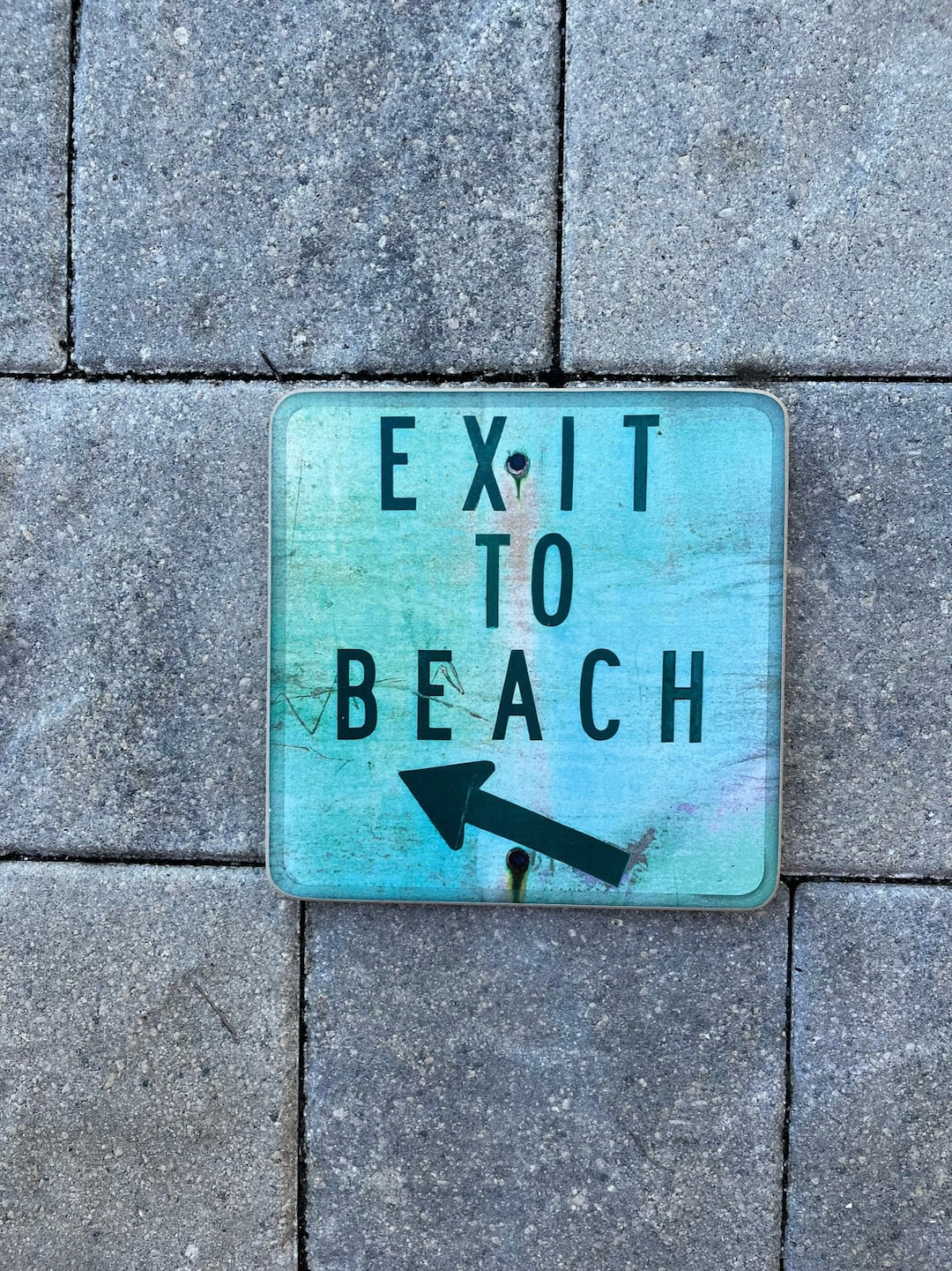 Exit to Beach Sign - Etsy