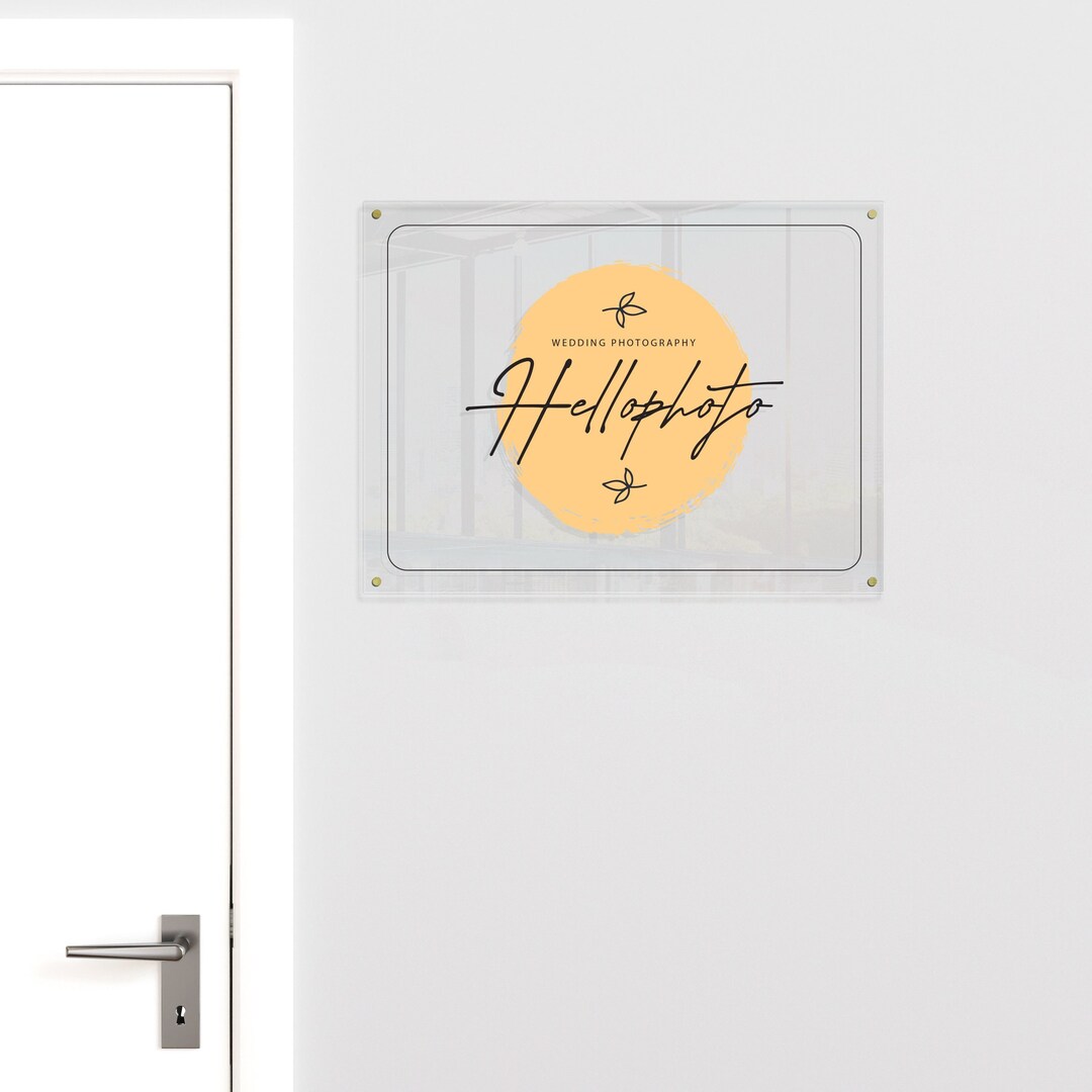 Custom Dry Erase Logo Wall Acrylic Brand Logo Wall Acrylic - Etsy