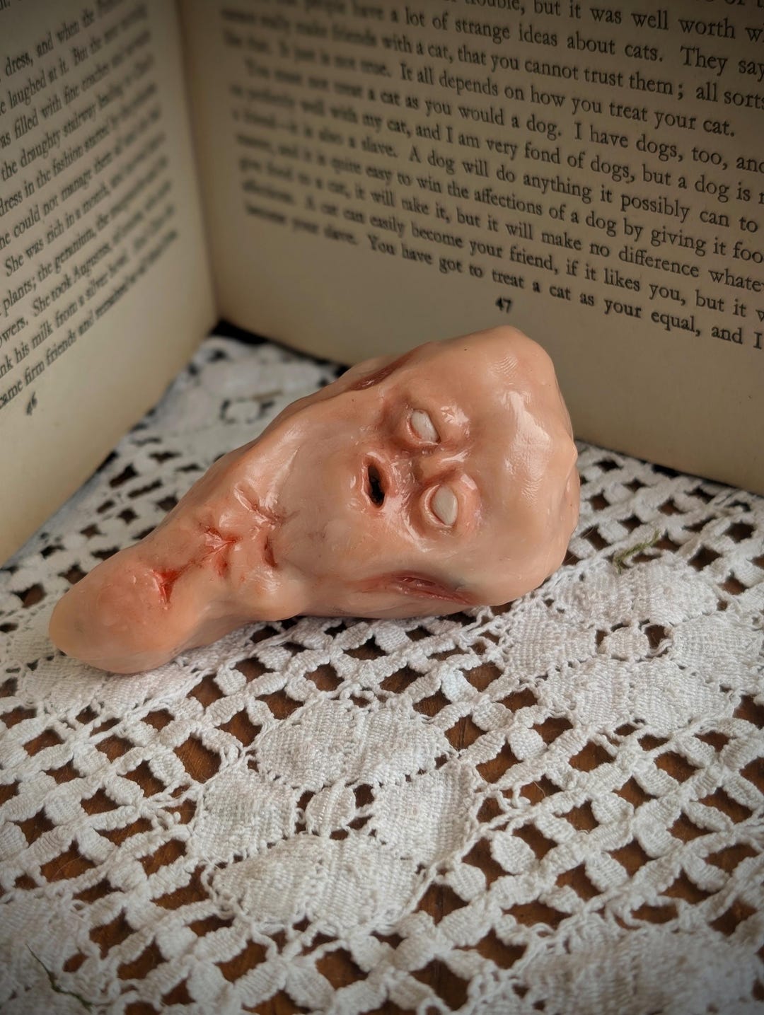 Sad Grub Figurine Oddity Art - Etsy