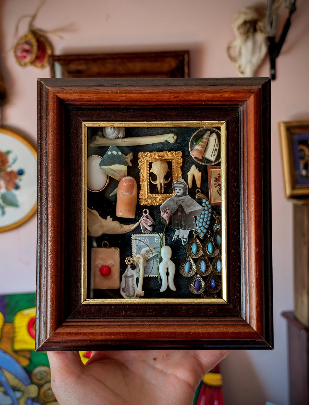 Curiosity and Oddity Cabinet Frame. Witchy Cabinet Home Decor - Etsy