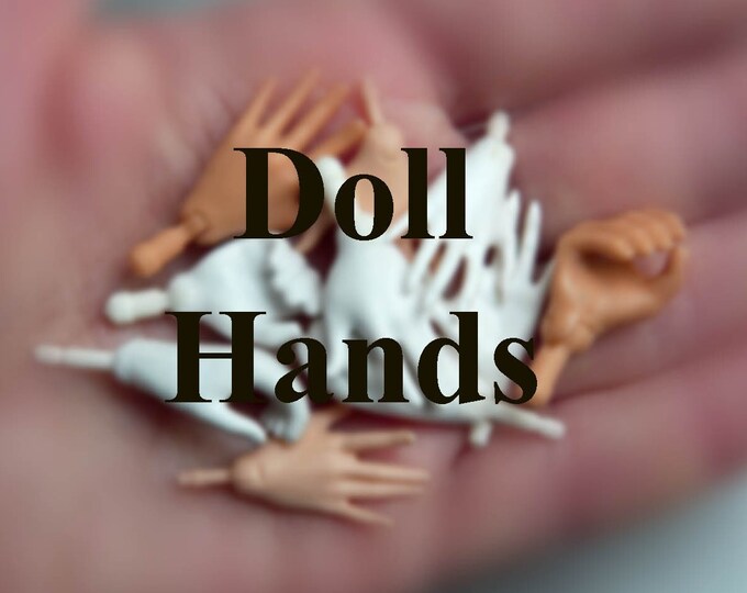Сustom Modified Fashion Dolls Hands, Separated Fingers With Rings Doll ...