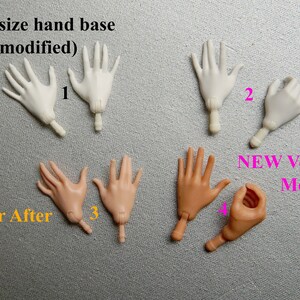 Сustom Modified Fashion Dolls Hands, Separated Fingers With Rings Doll ...