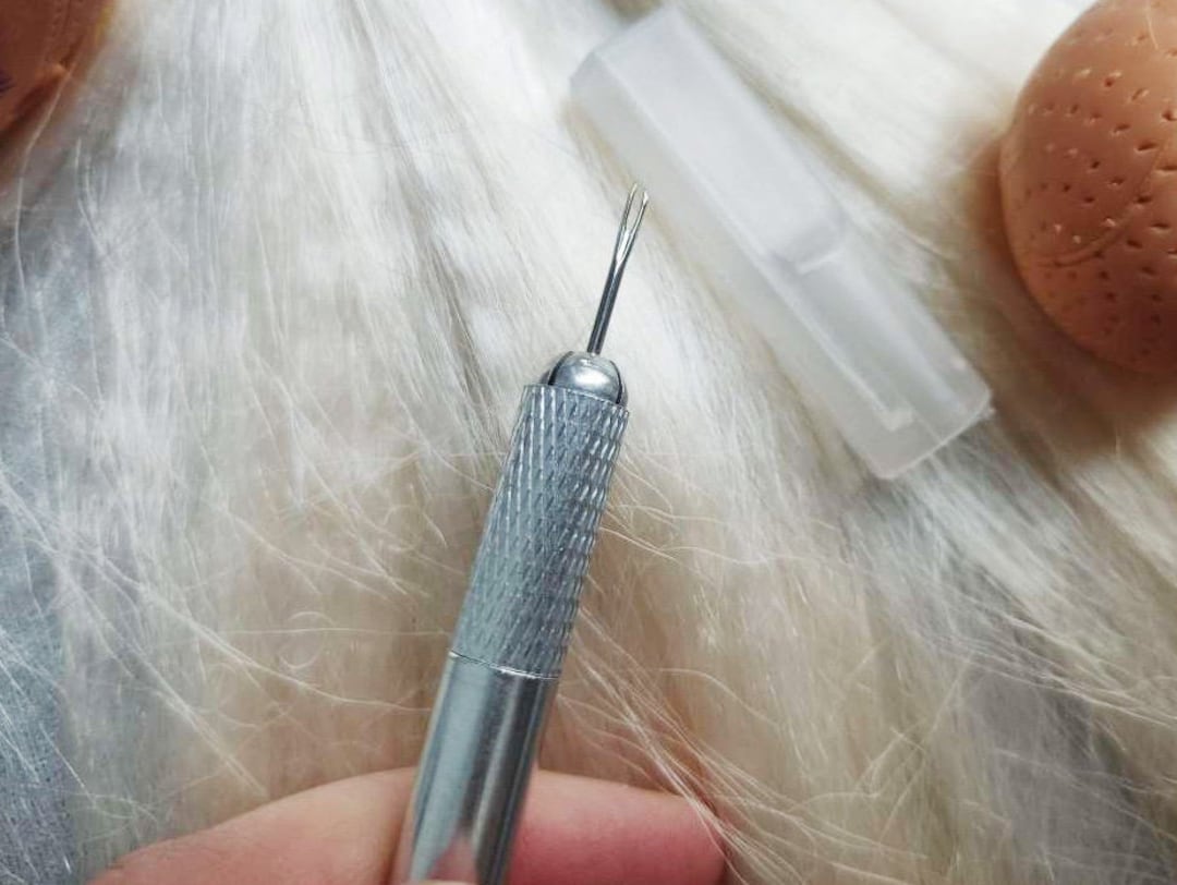 Rerooting Tool Needle for Rooting Fashion Dolls Hair Perfect for 12 ...