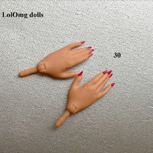 Сustom Modified Fashion Dolls Hands, Separated Fingers With Rings Doll ...