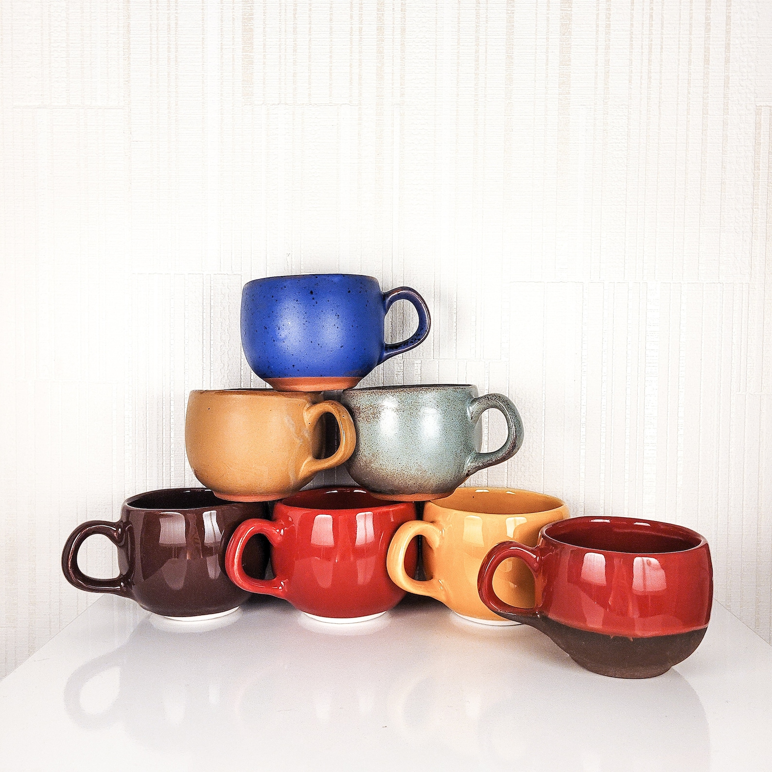 6oz Ceramic Cup for Coffee, Cappuccino, Flat White Lovers and Birthday ...