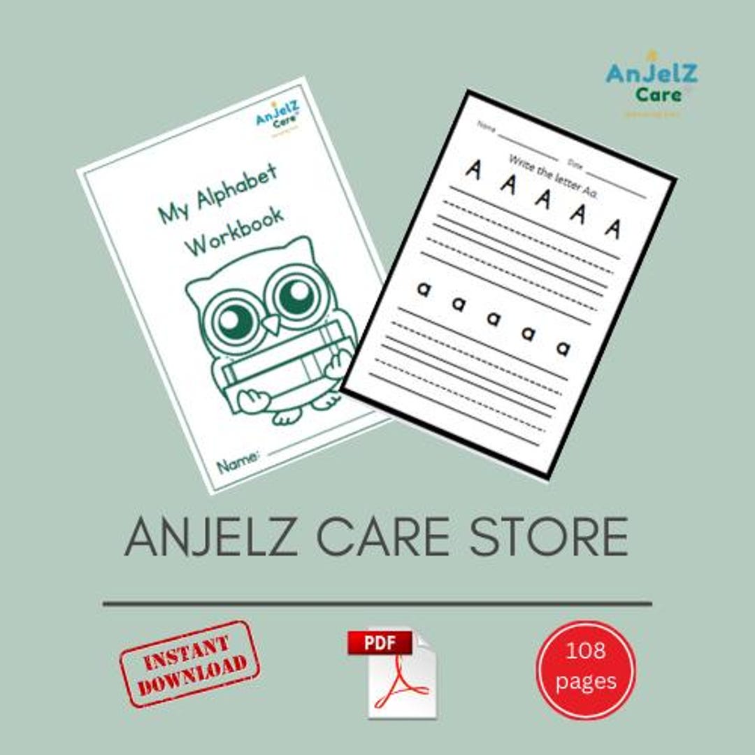 ABC Adventure: A Fun Alphabet Workbook for Kids | Handwriting Practice ...