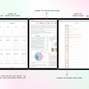 Pastel Digital Notebook, Cute Digital Notebook, Aesthetic Goodnotes ...