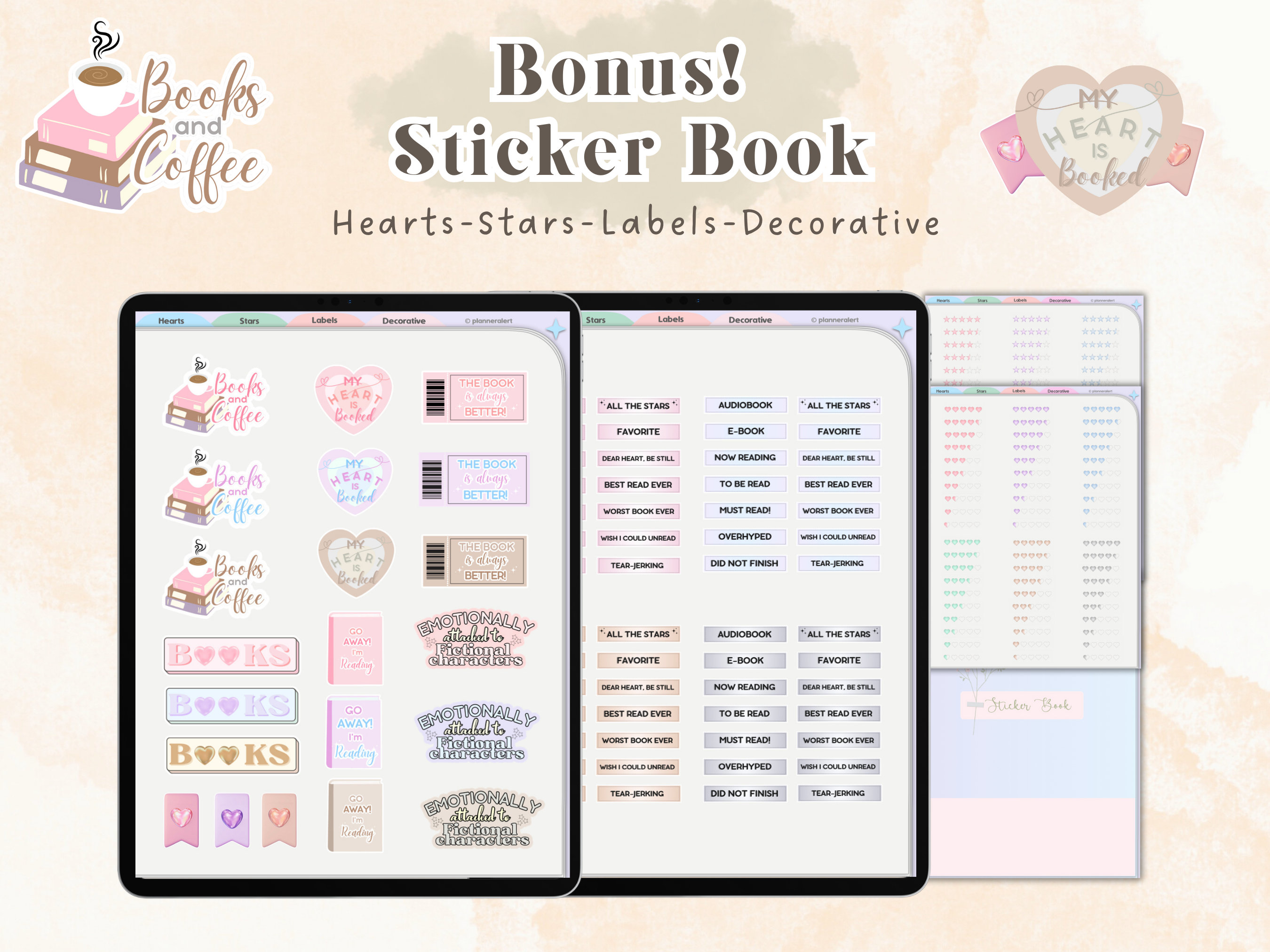 Earthy Digital Reading Journal Book Review, Cute Reading Journal, Book ...