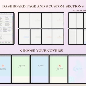 Money Planner - Digital Budget Planner - Savings Planner - Pastel ...