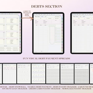 Money Planner - Digital Budget Planner - Savings Planner - Pastel ...