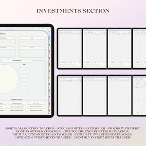 Money Planner - Digital Budget Planner - Savings Planner - Pastel ...