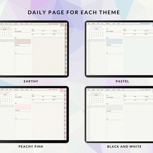 UNDATED Affinity Planner - PASTEL Theme, Undated Planner, iPad Planner ...