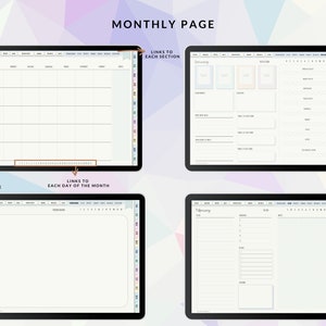 UNDATED Affinity Planner - PASTEL Theme, Undated Planner, iPad Planner ...