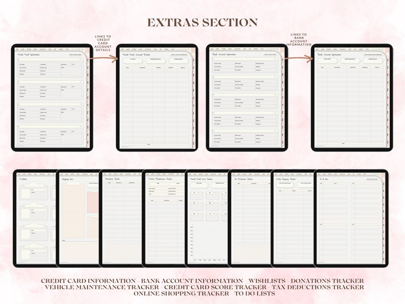 Money Planner Digital Budget Planner Savings Planner - Etsy