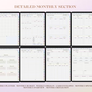 Money Planner - Digital Budget Planner - Savings Planner - Pastel ...