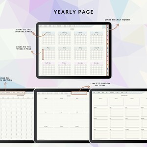 UNDATED Affinity Planner - PASTEL Theme, Undated Planner, iPad Planner ...
