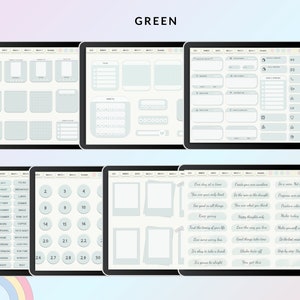 Digital Sticker Book, Digital Widgets and Stickers for Planner, Planner ...
