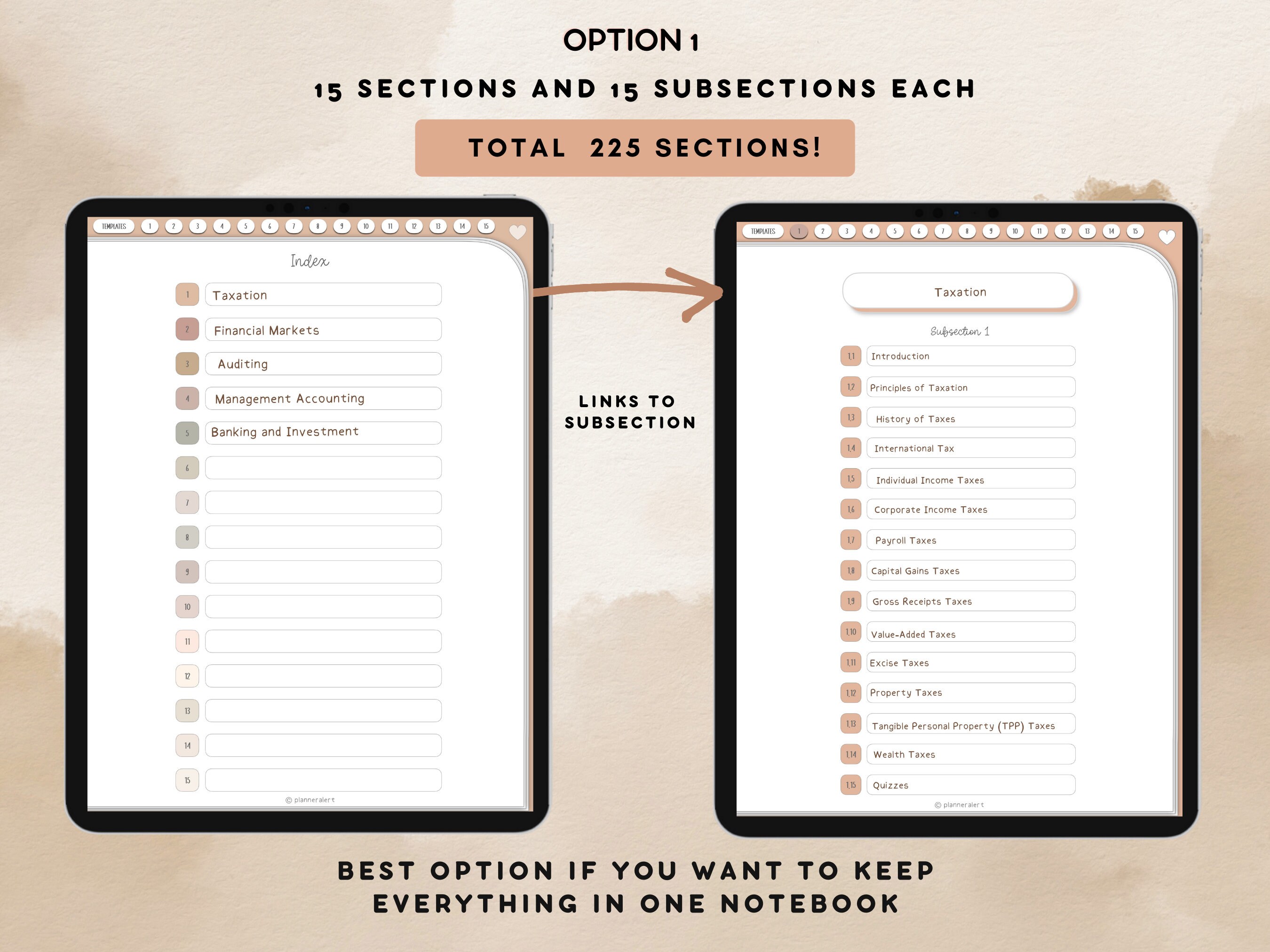 Earthy Digital Notebook, Neutral Digital Notebook, Aesthetic Goodnotes ...