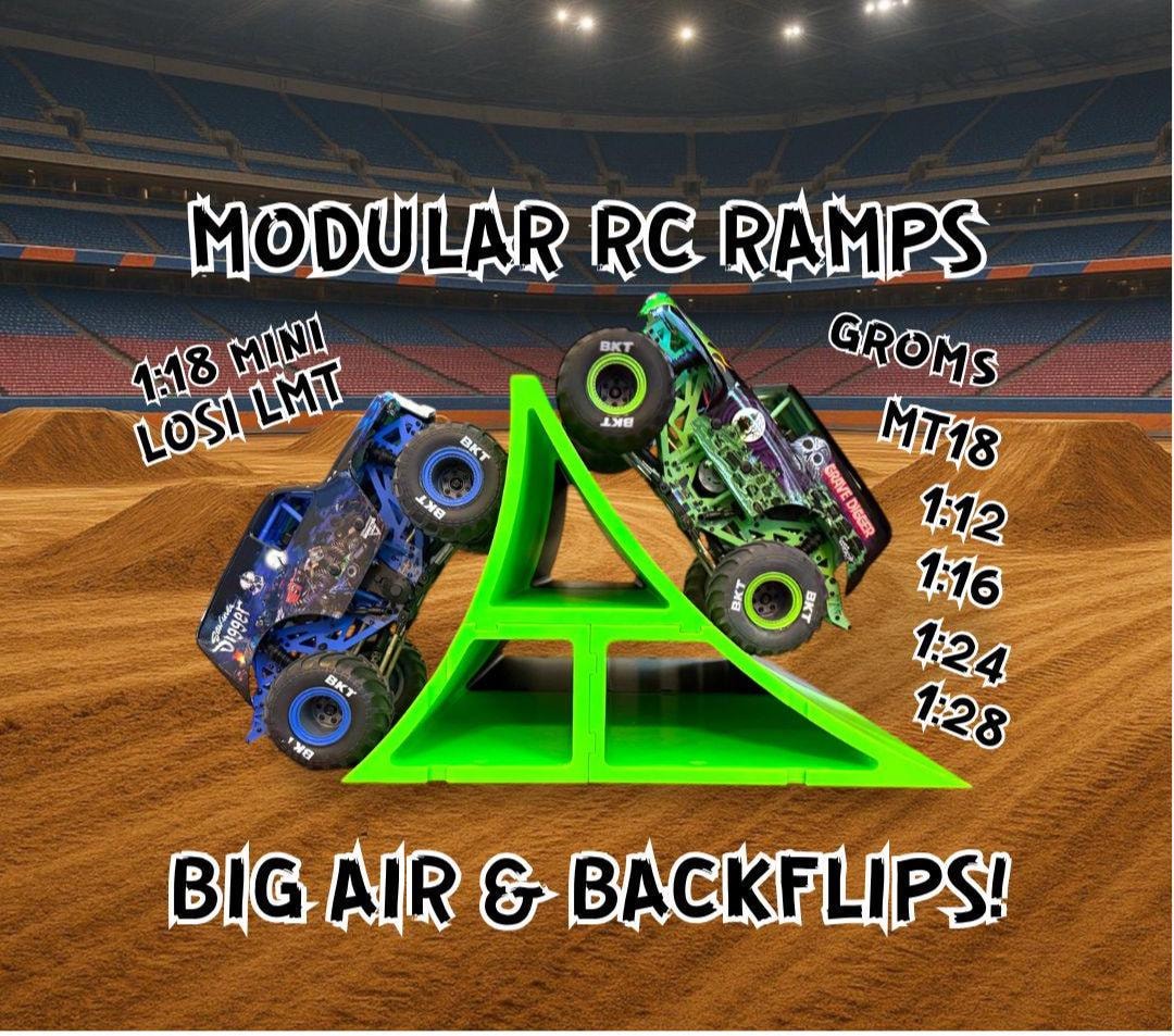 Modular RC Ramps Backflip & Launch 3 Piece Mini LMT/MT18 Multi Use - Etsy
