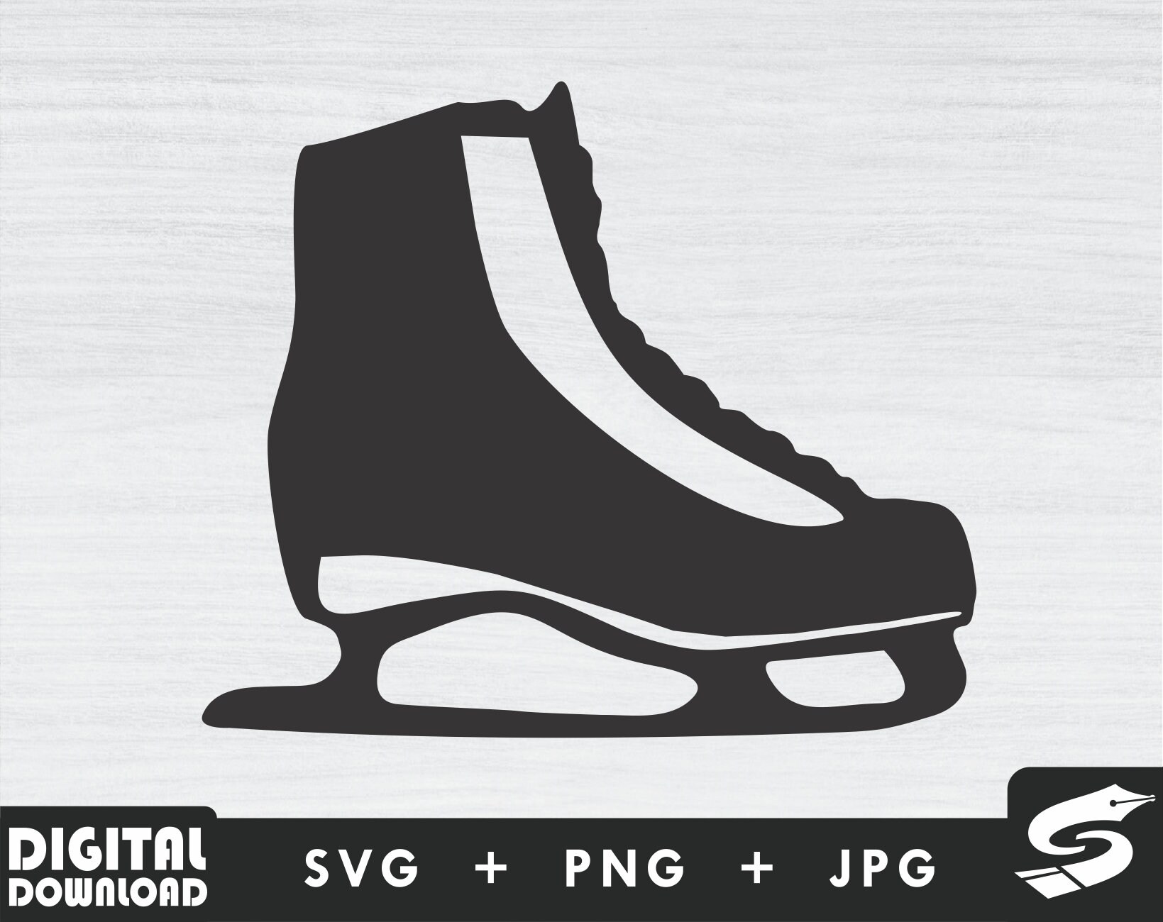 Ice Skating Svg, Ice Skates Svg, Ice Skater Svg,winter Sports Svg, for ...