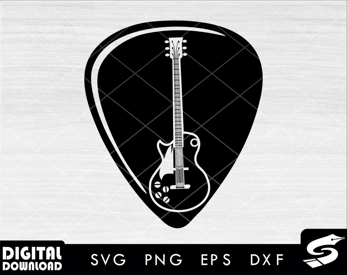 Guitar Pick Svg, Guitar Svg, Electric Guitar Svg, Music Svg, Acoustic ...