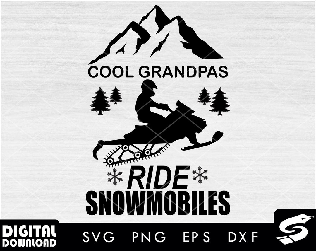Snowmobile Cut File, Snow Mobile Svg, Snowmobile Rider Svg, Winter ...