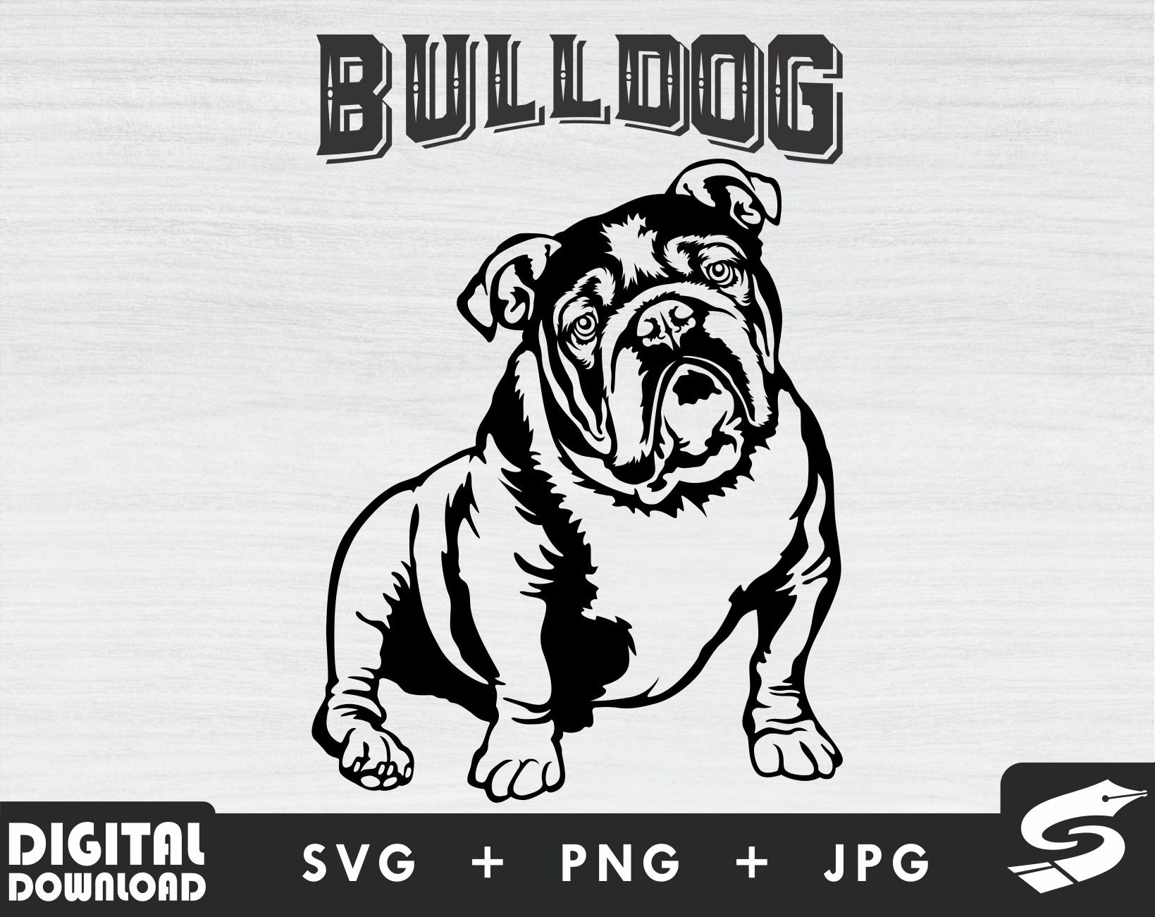 Bulldog Svg, Bulldogs Svg, Dog Svg, Bulldog Vector, for Dog Lovers - Etsy