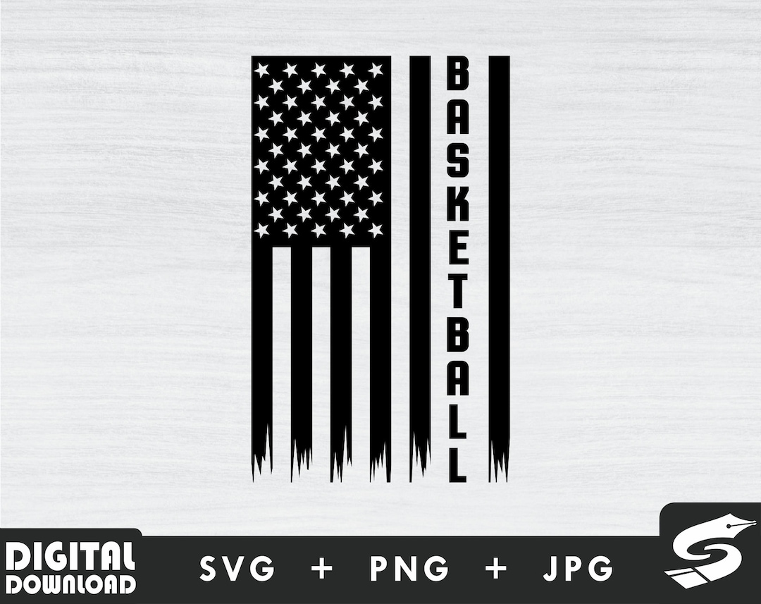 Basketball Flag Svg, Basketball Svg, Basketball Mom Svg, Basketball ...