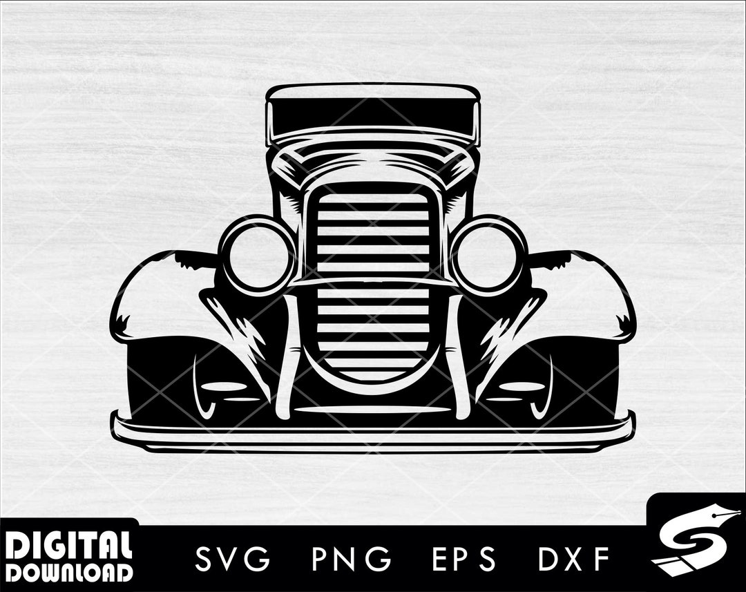 Vintage Car Clipart , Classic Car Svg, Vintage Car Svg, Retro Car Svg ...