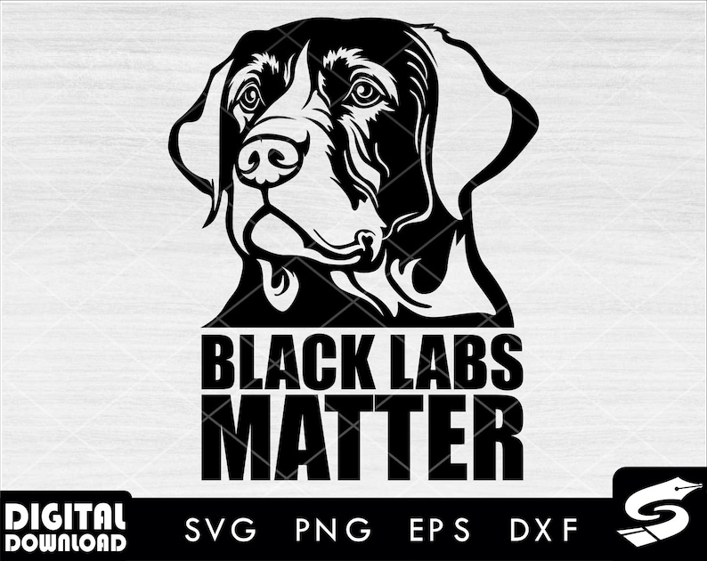 Black Labs Matter Svg, Labrador Dog Svg, Black Labrador Svg, Labrador ...