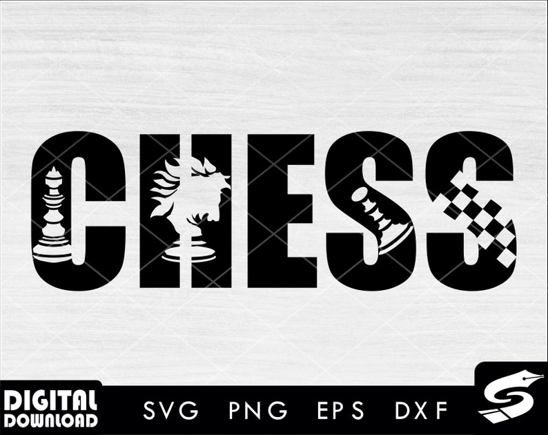 Chess Svg, Sports Svg - Instant Download-digtal Files for Chess Design ...