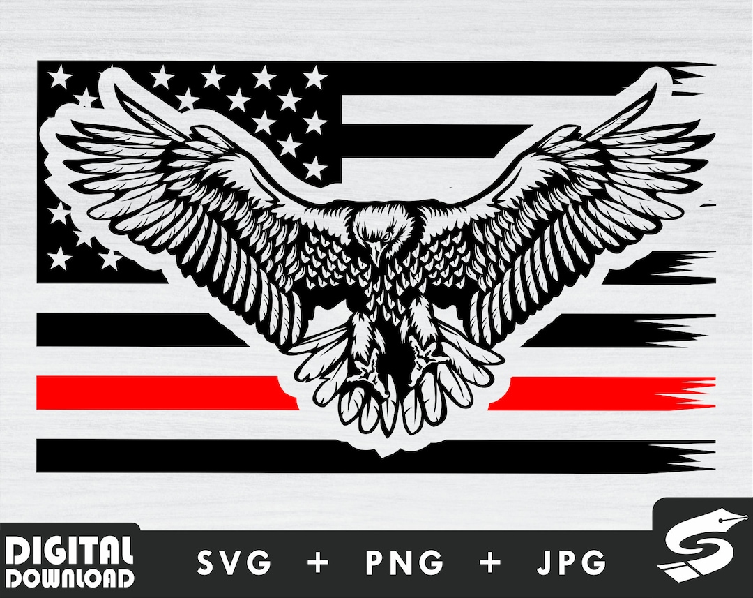 American Flag Eagle Svg, Eagle Svg, American Eagle Svg, Eagle Vector ...