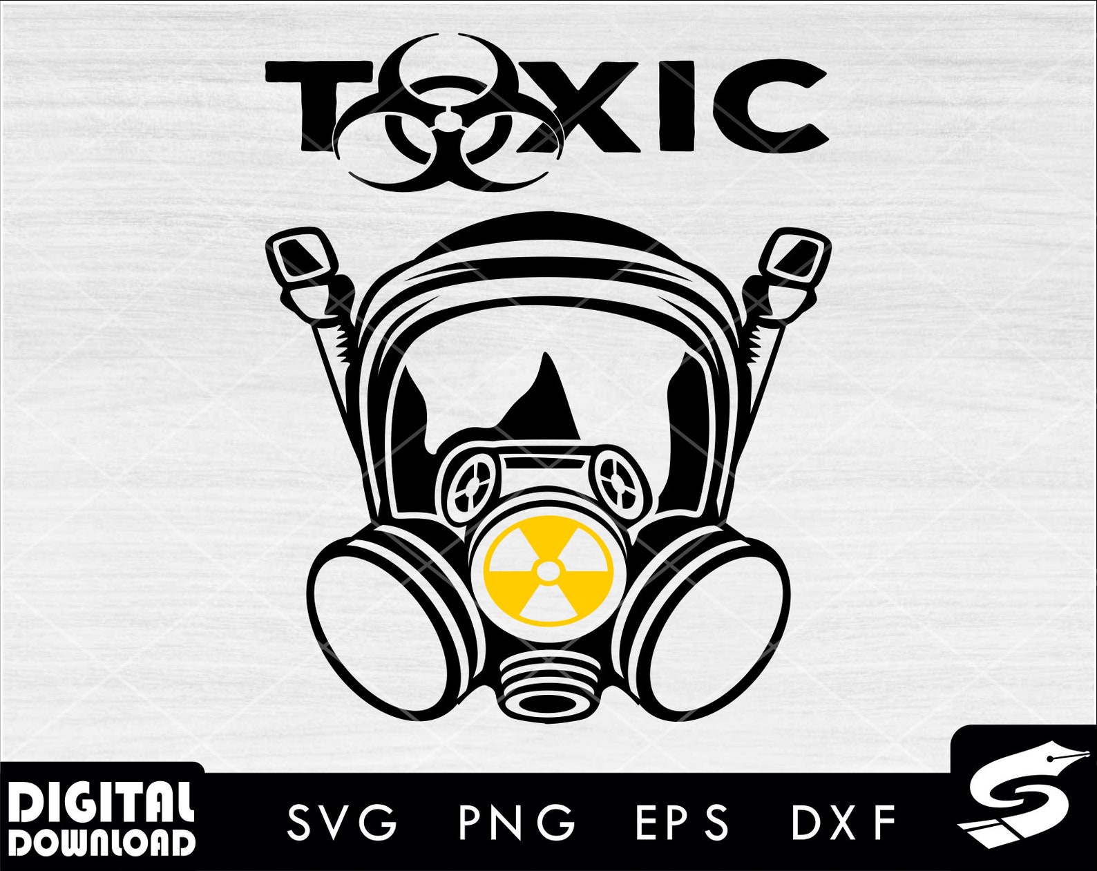 Gas Mask 2 SVG, Gas Mask Png, Gas Mask Clipart, Respirator Mask Svg ...