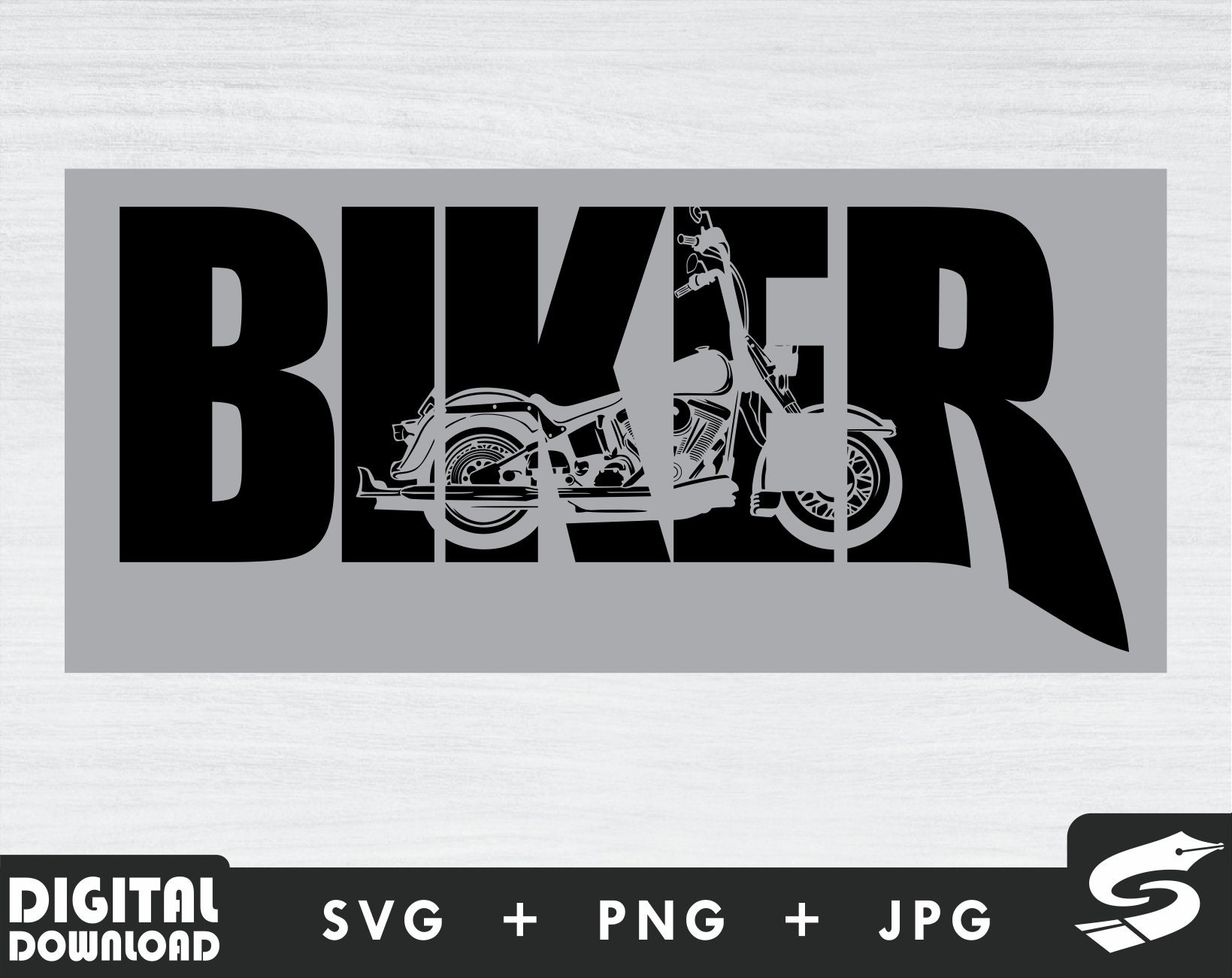 Motorcycle Biker Svg, Motorcycle Svg, Motorcycle Clipart, Biker Svg ...