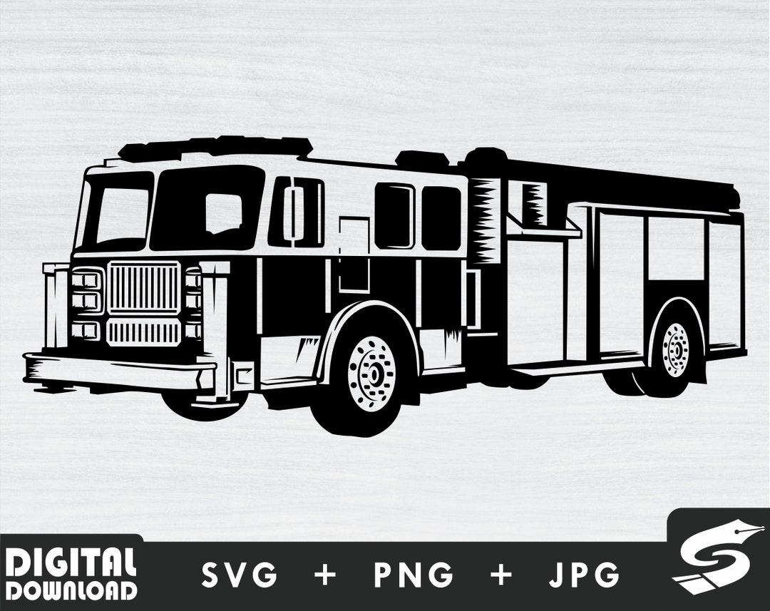 Firetruck Responder Svg, Firetruck Svg, Fire Engine Svg, Fire Truck ...