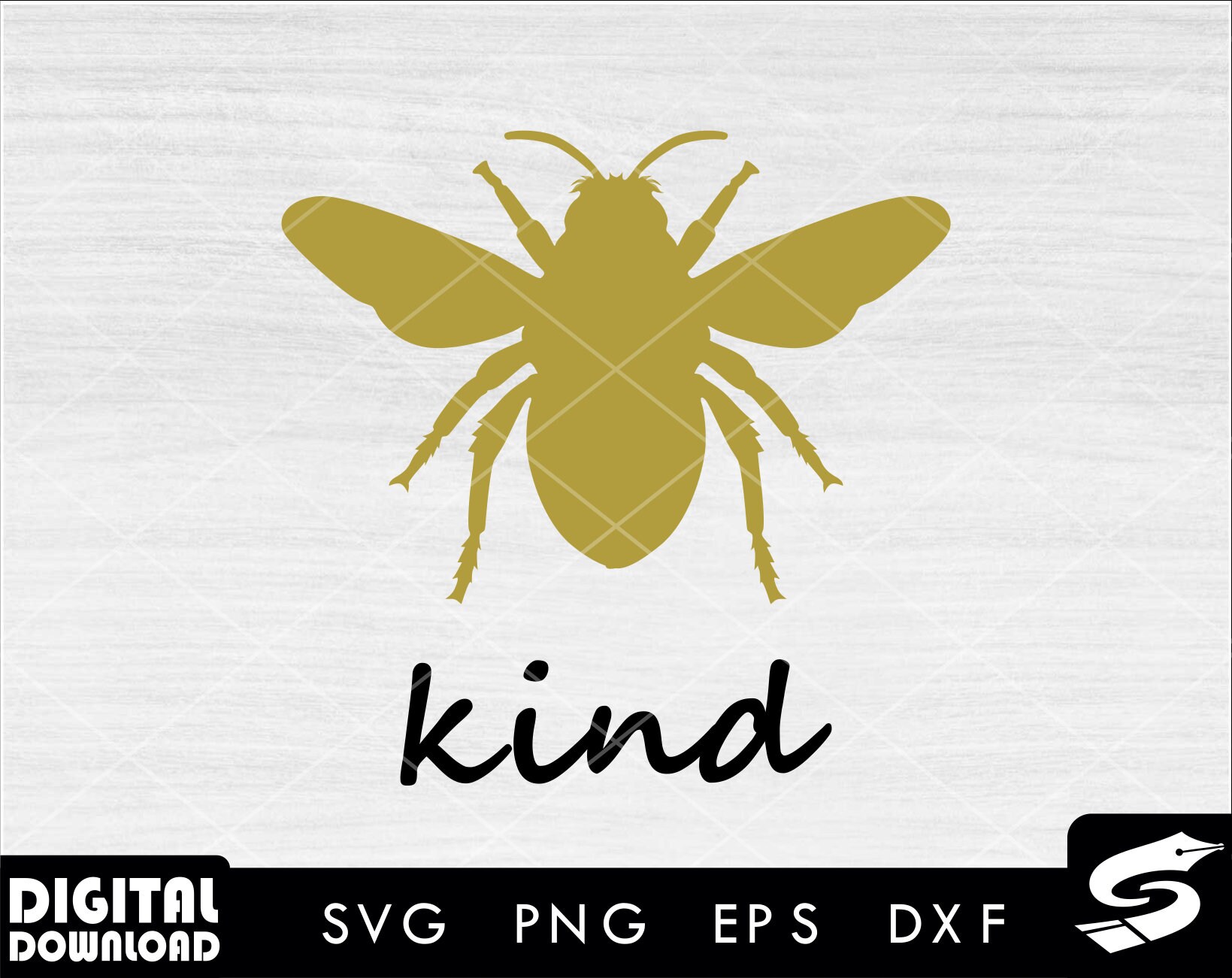 Bee Kind SVG | Bee SVG | Honey Bee SVG | Silhouette Vector Cut File ...