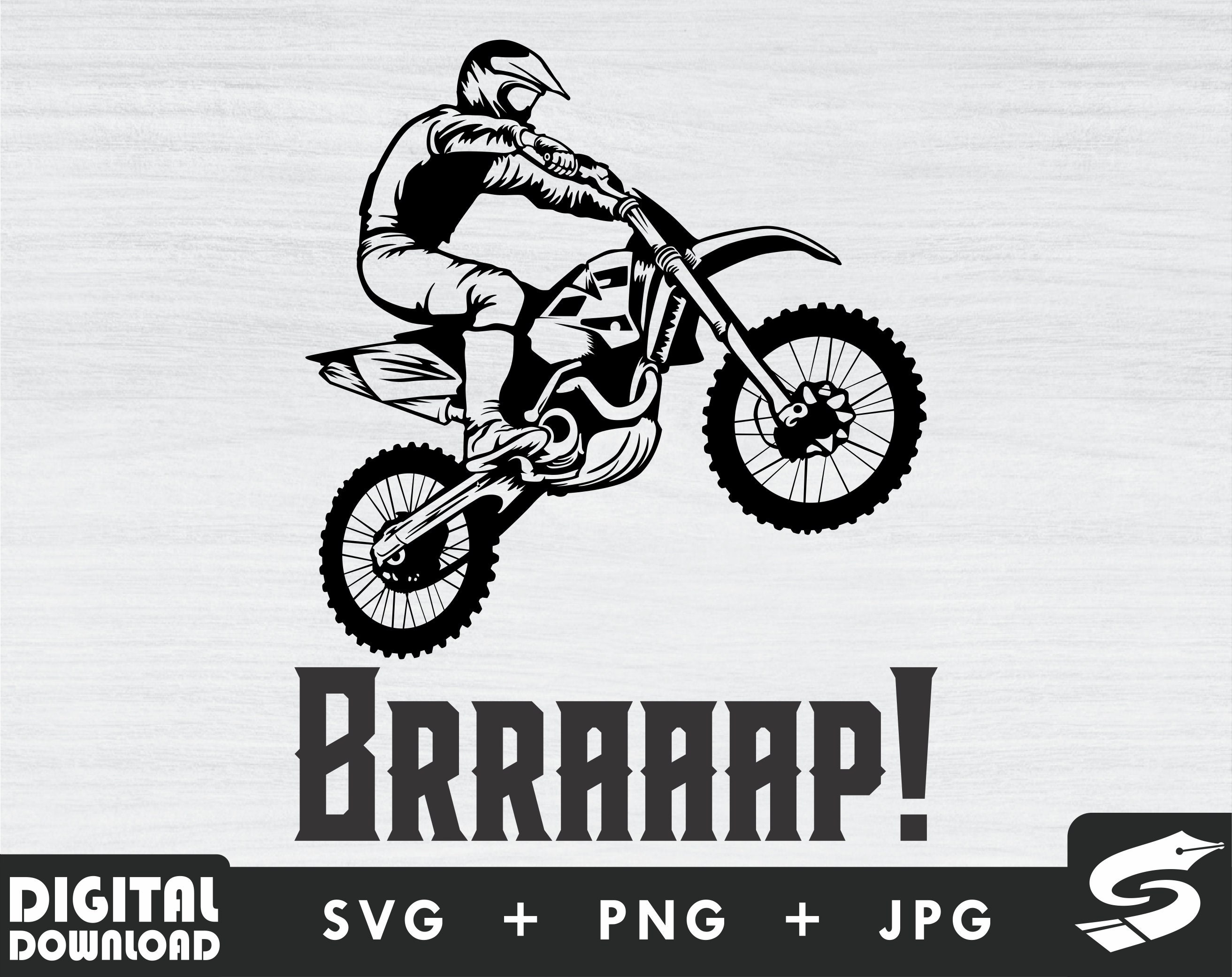 Motor Dirt Racing Svg, Motorcycle Svg, Motocross Svg, Dirt Bike Svg ...