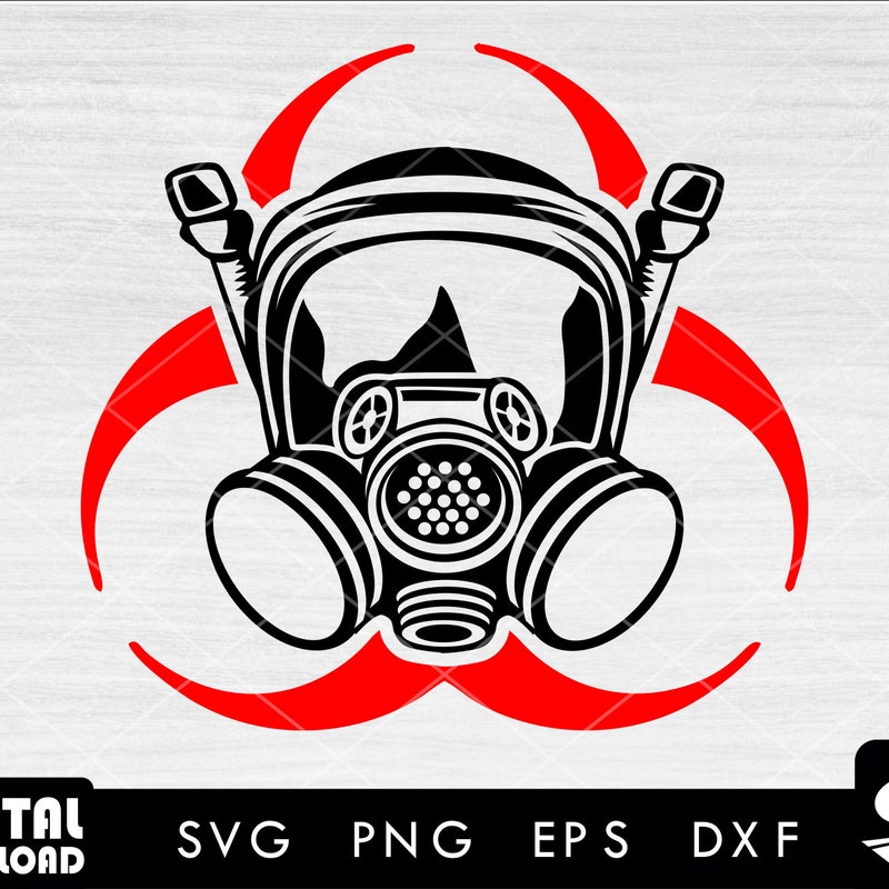Gas Mask Svg - Etsy