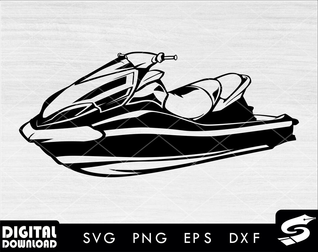 JET SKI SVG, Jet Ski Clipart, Beach Life Svg, Jet Ski Cut File, Water ...